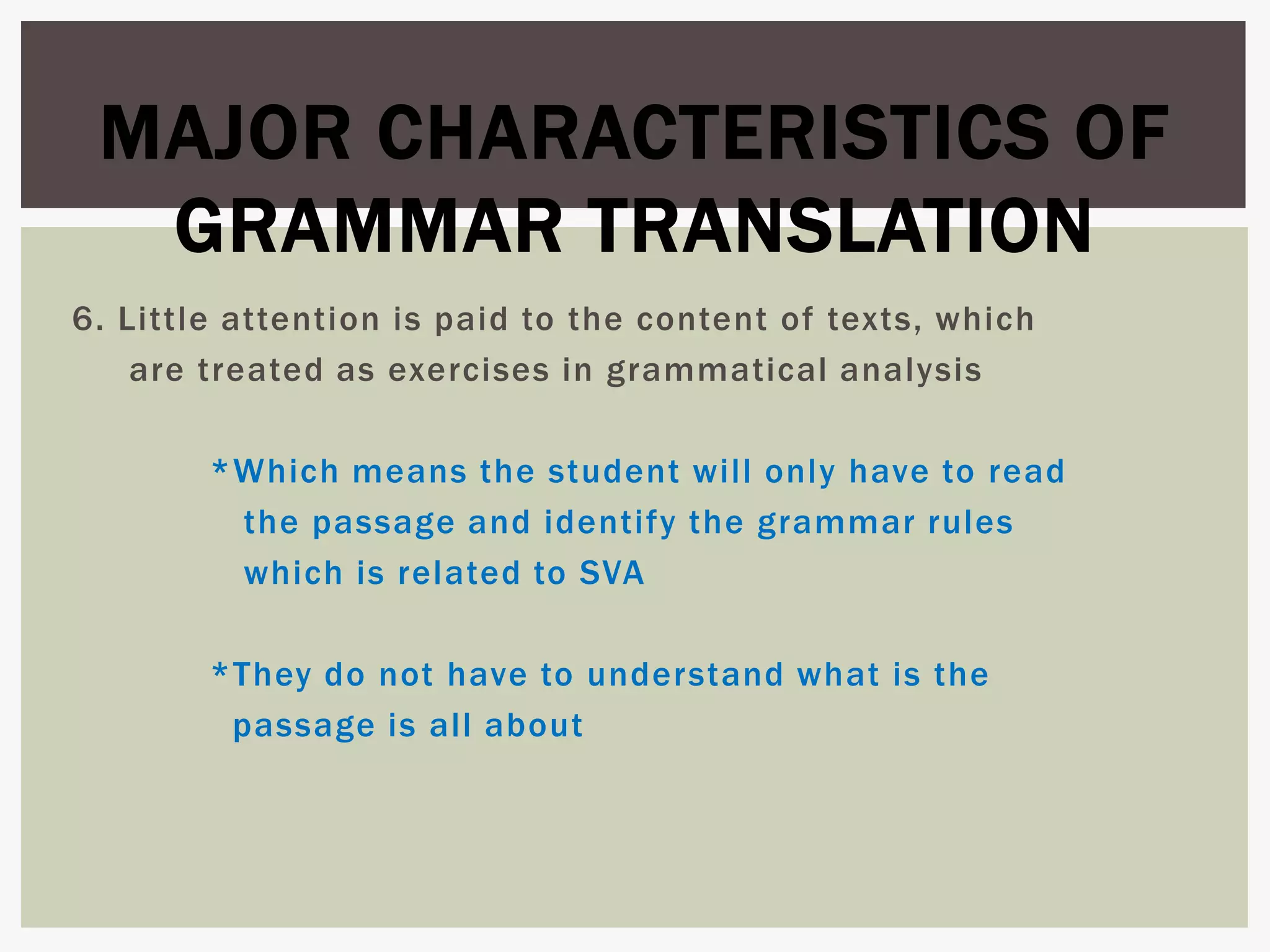 The grammar translation method | PPTX
