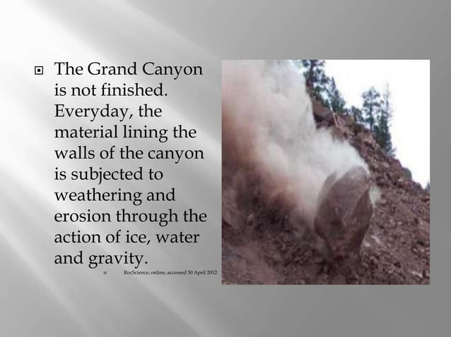 The grand canyon | PPTX | Geography | Science