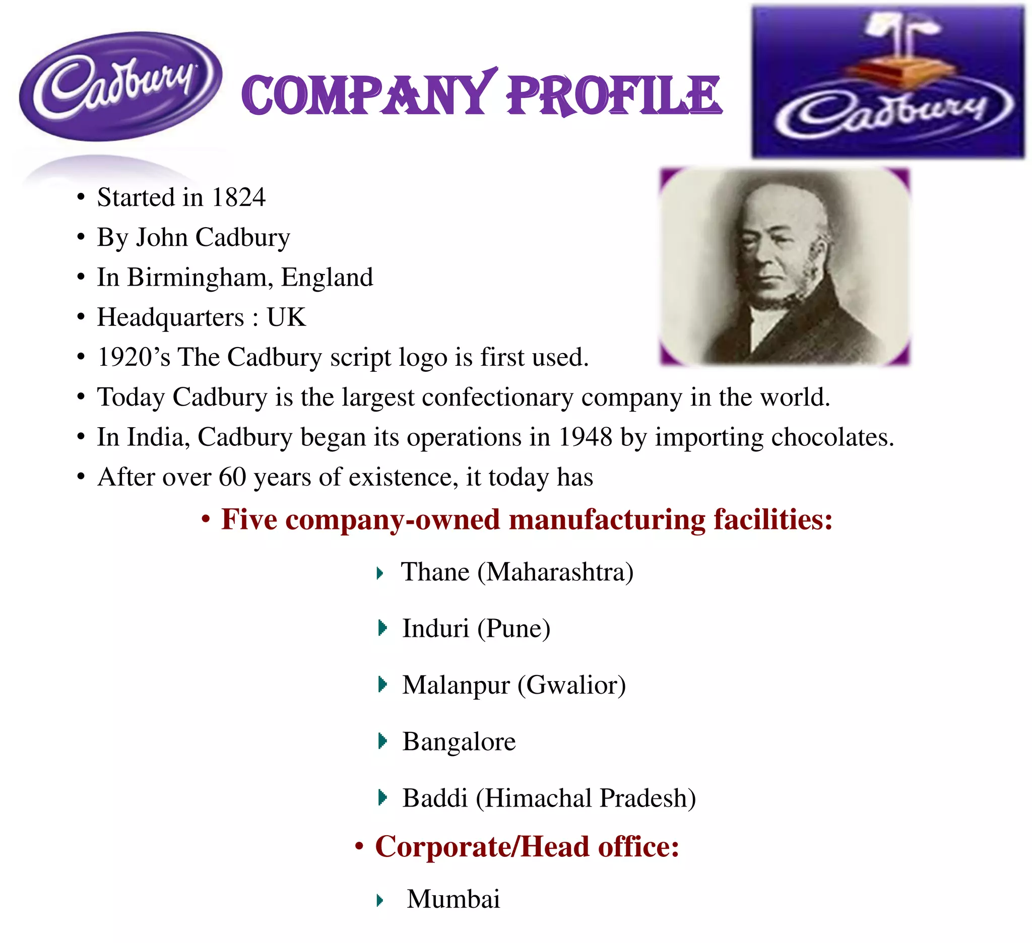 Cadbury India Product MIx | PDF