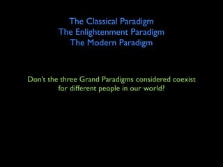 The grand paradigms | PPT