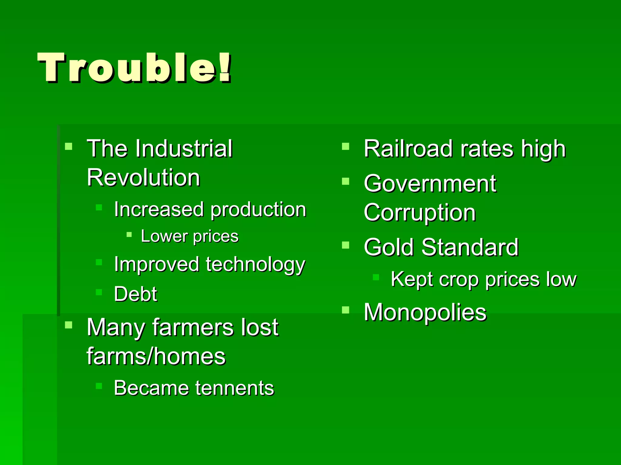The grange movement and populism | PPT