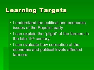 The grange movement and populism | PPT