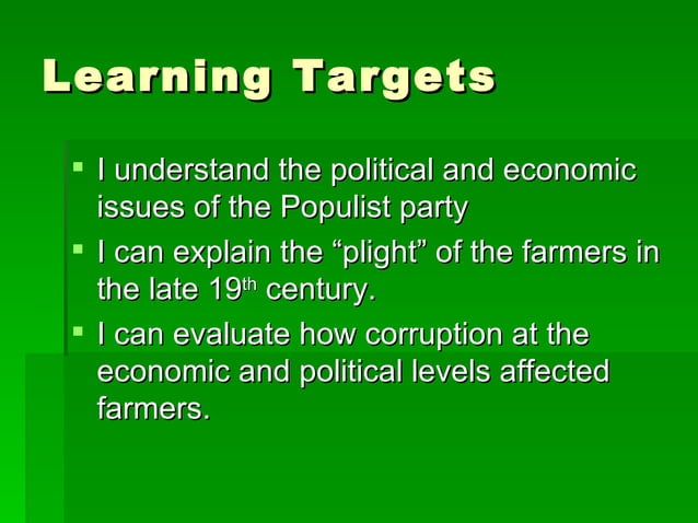 The grange movement and populism | PPT