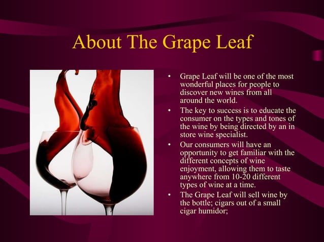 The Grape Leaf | PPT