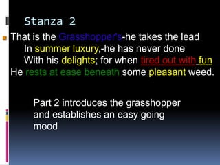 The grasshopper and the cricket.ppt