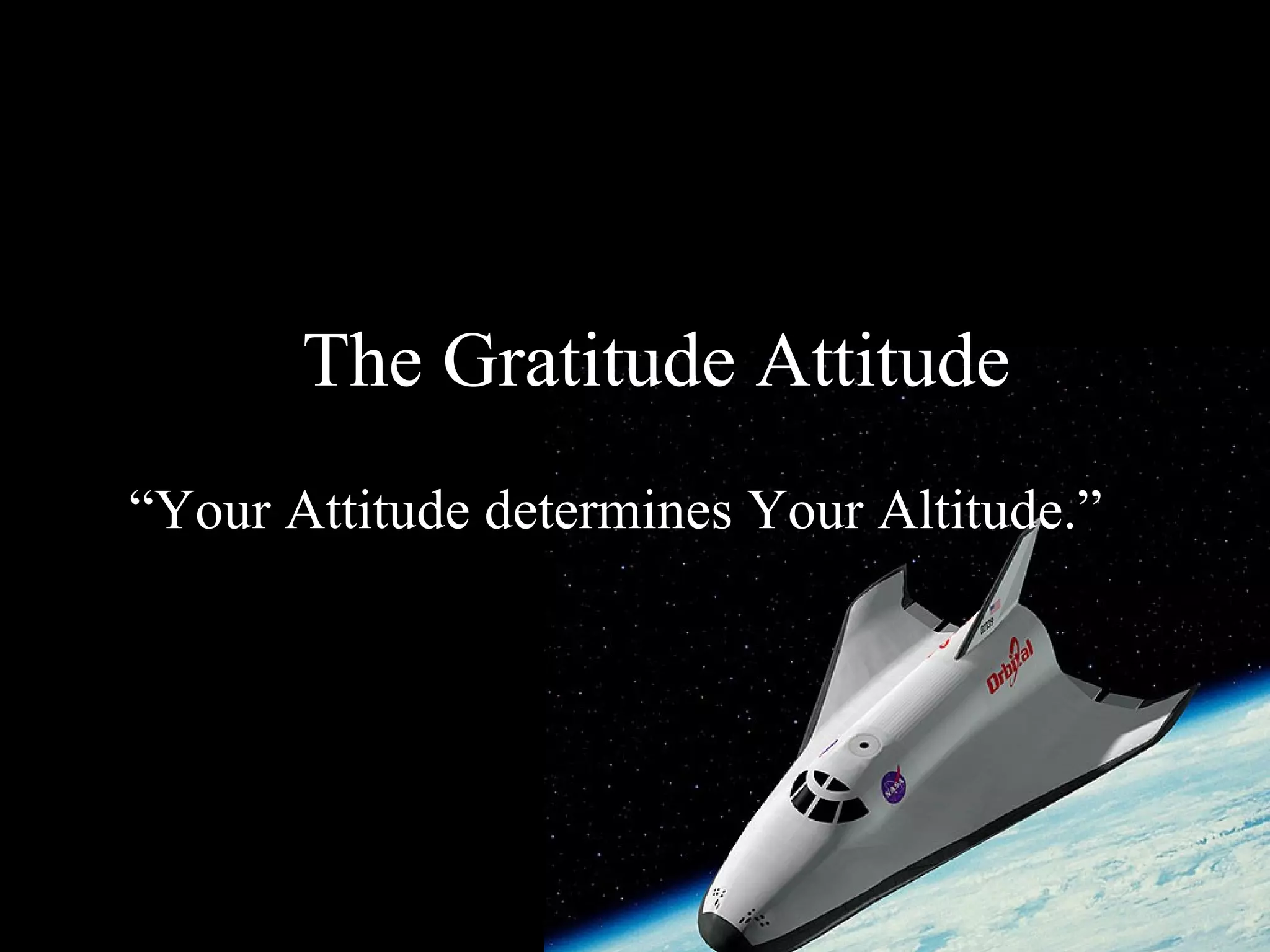 The Gratitude Attitude | PPT