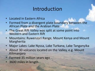 The great african rift valley (IHE project) | PPT