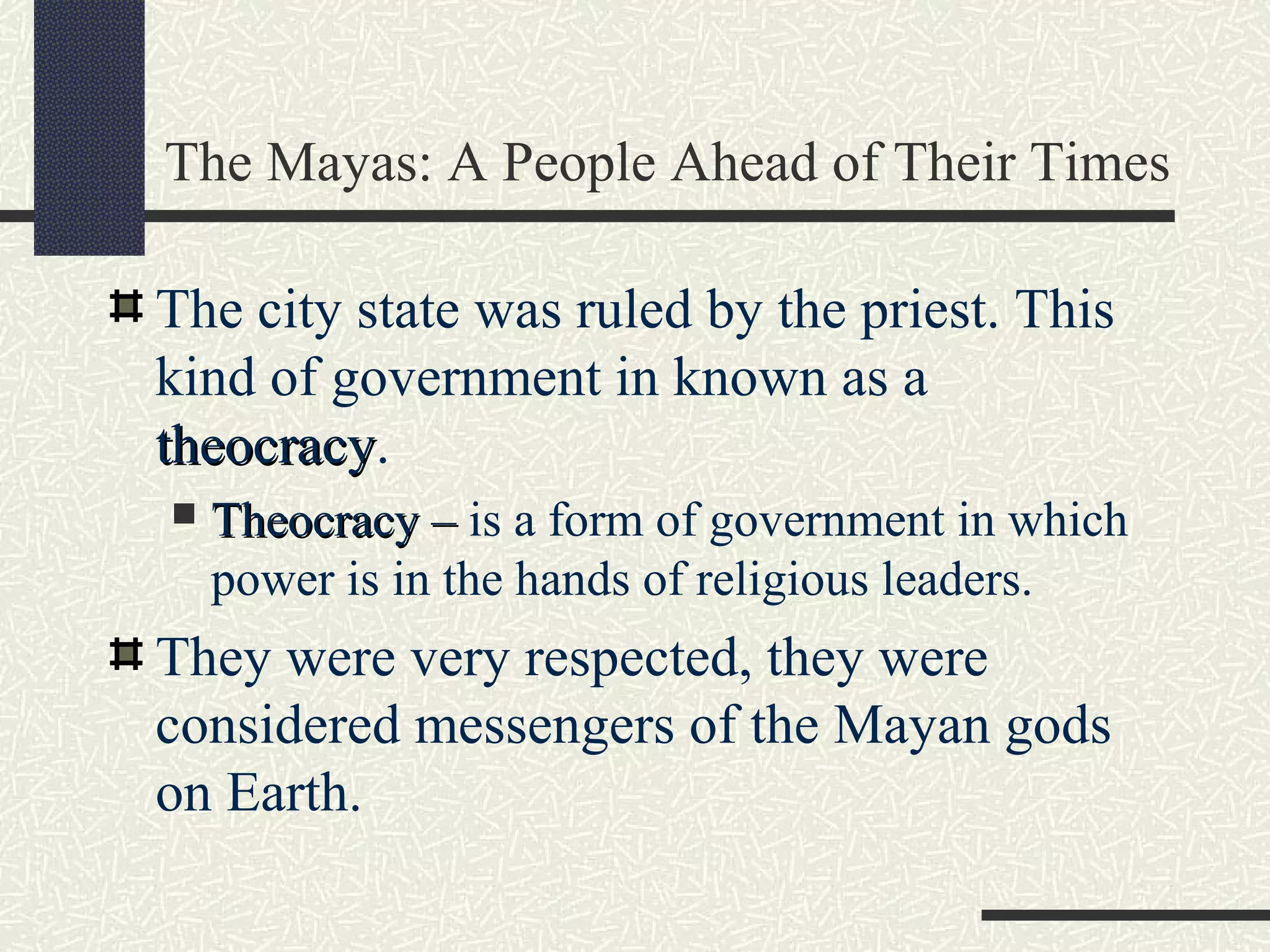 The great American civilizations: The mayas | PPT