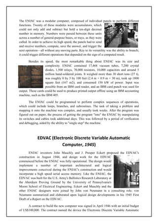 History of Computer | DOCX
