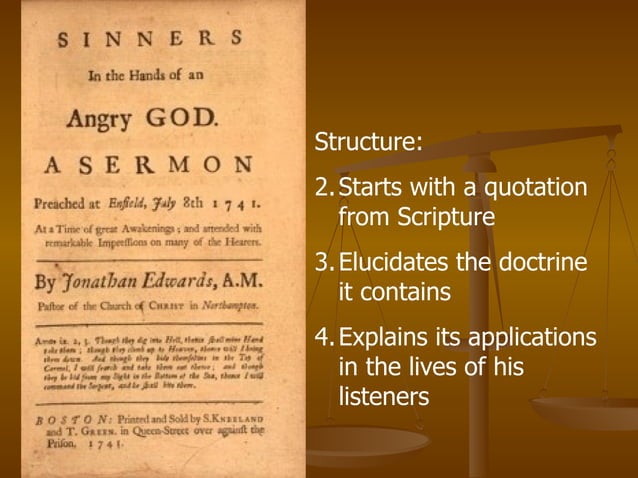 Jonathan Edwards and "The Great Awakening" | PPTX | Spirituality ...