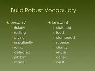 The Great Ball Game Lesson 8 Day 5 | PPT