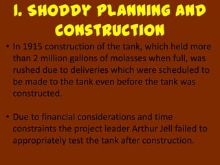 The great boston molasses flood | PPTX