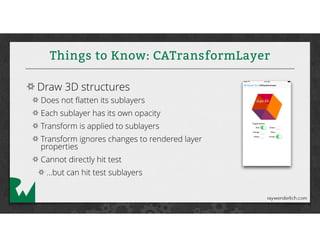 The Great CALayer Tour | PPT