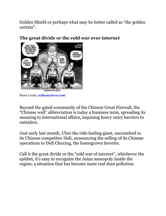 The great chinese firewall | PDF