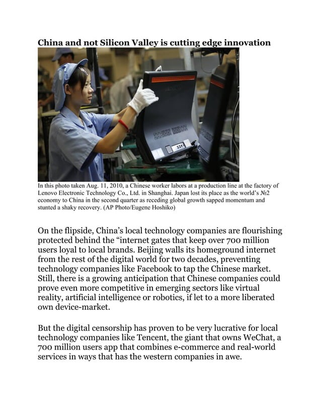 The great chinese firewall | PDF