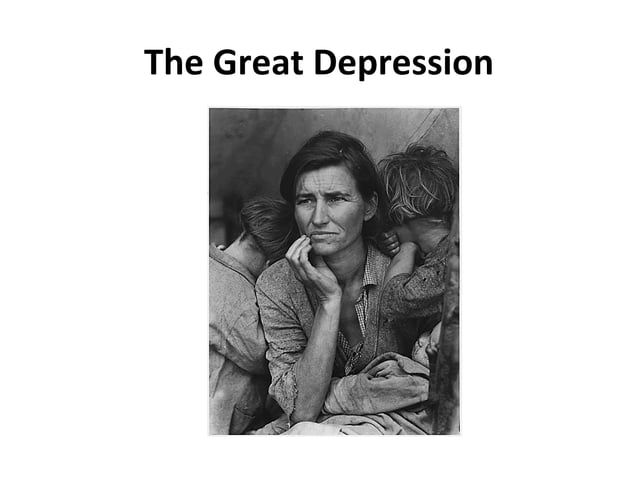 The Great Depression | PPT