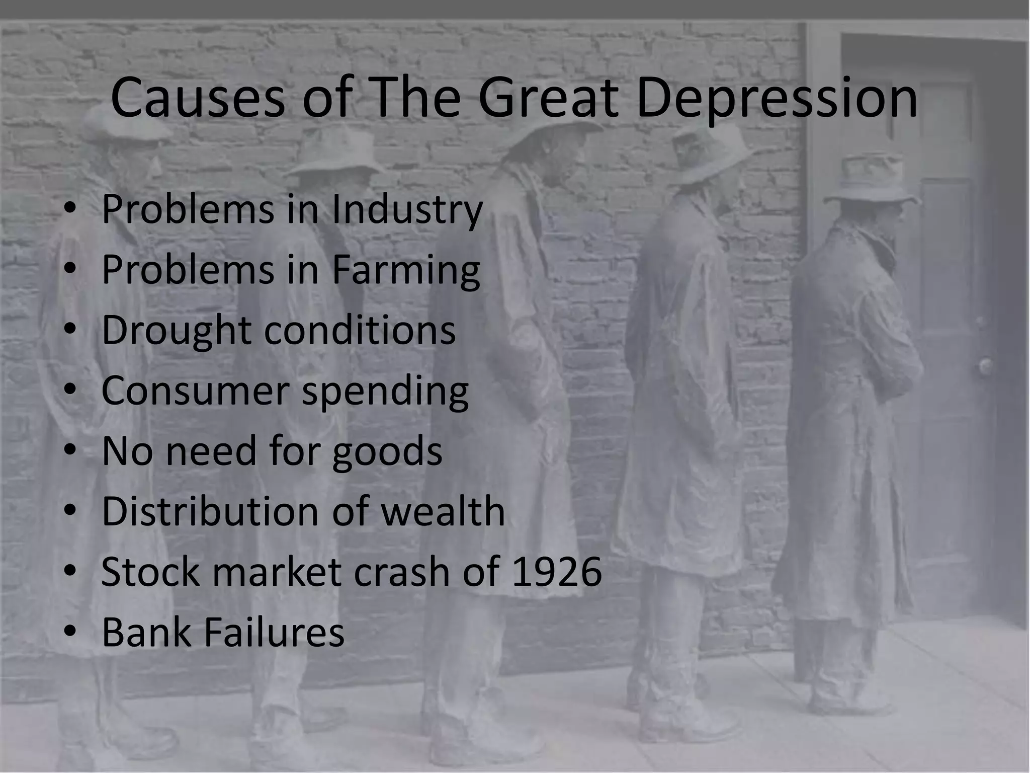 The Great Depression | PPT