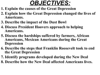 The Great Depression | PPT