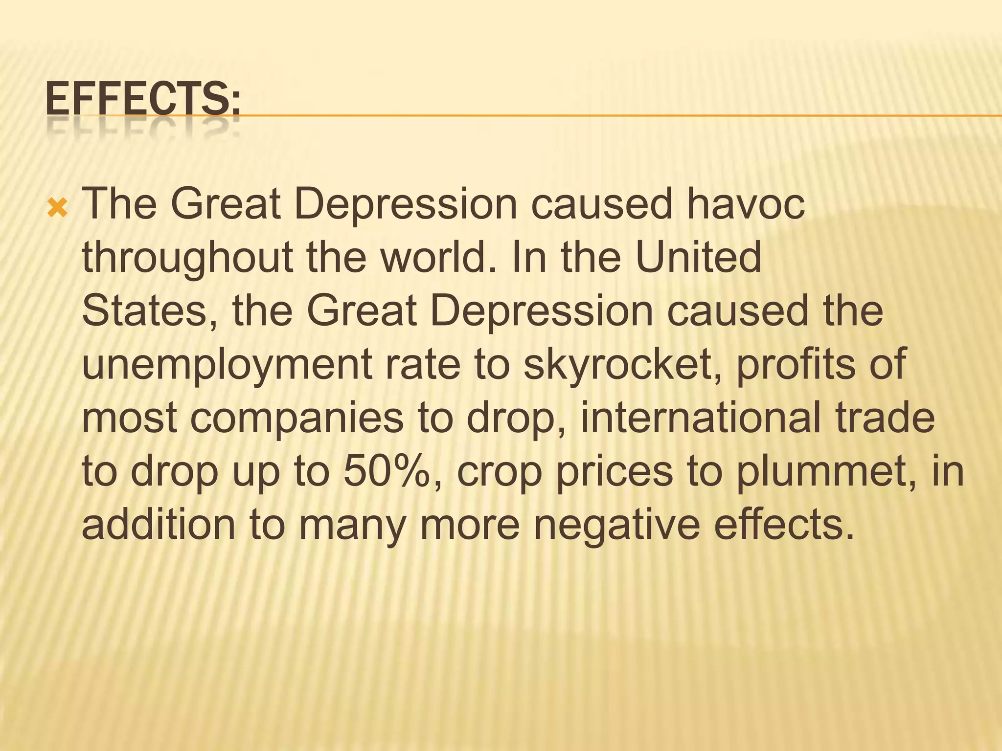 The great depression | PPT