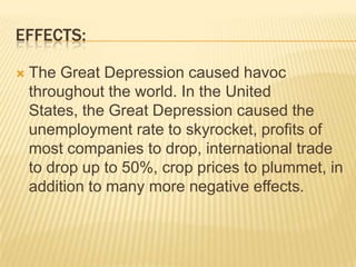 The great depression | PPT