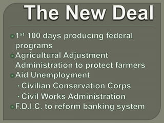 The Great Depression & WWII | PPTX