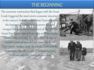 The great depression | PPTX