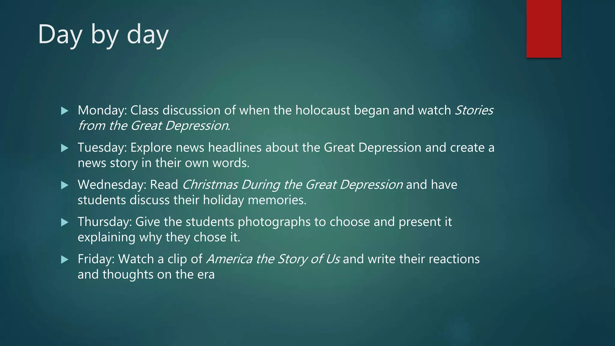 The Great Depression | PPTX