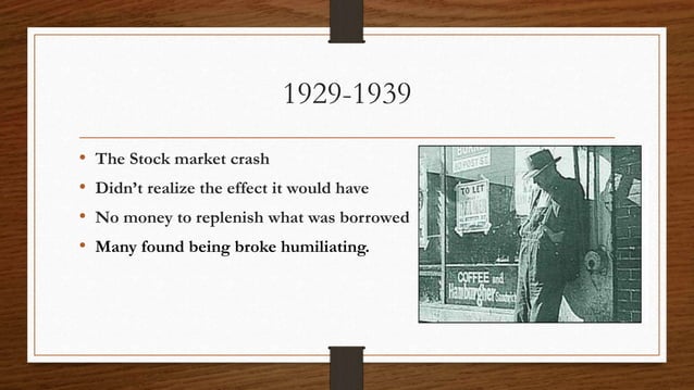 The Great Depression 1929-1939 | PPTX