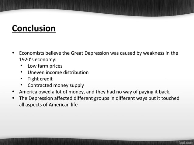 The great depression | PPT