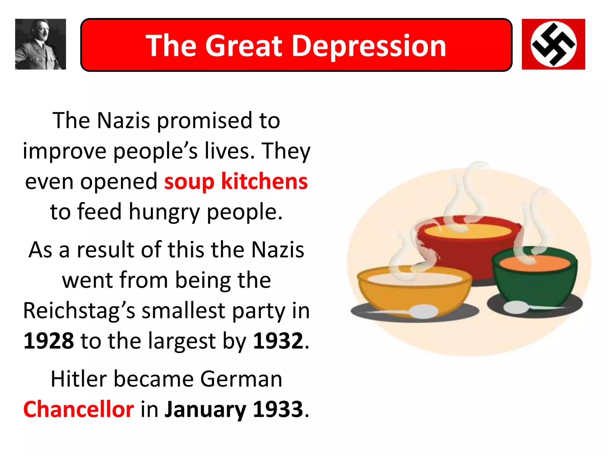 Hitler and Nazi Germany - The Great Depression | PPTX