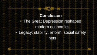 The Great Depression PowerPoint slide for class | PDF