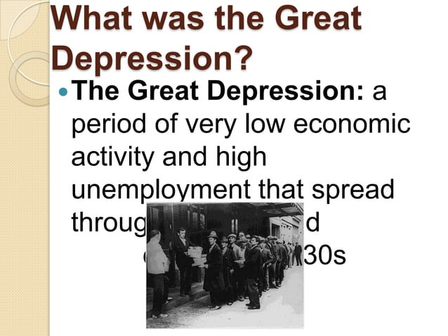 The great depression part 1 | PPT