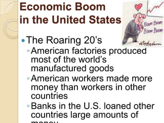 The great depression part 1 | PPTX