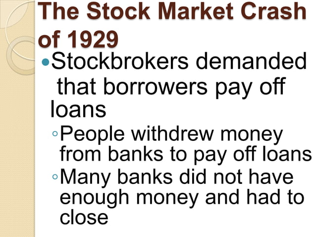 The great depression part 1 | PPT