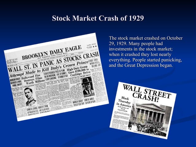 The Great Depression | PPT | Economy | Business and Finance
