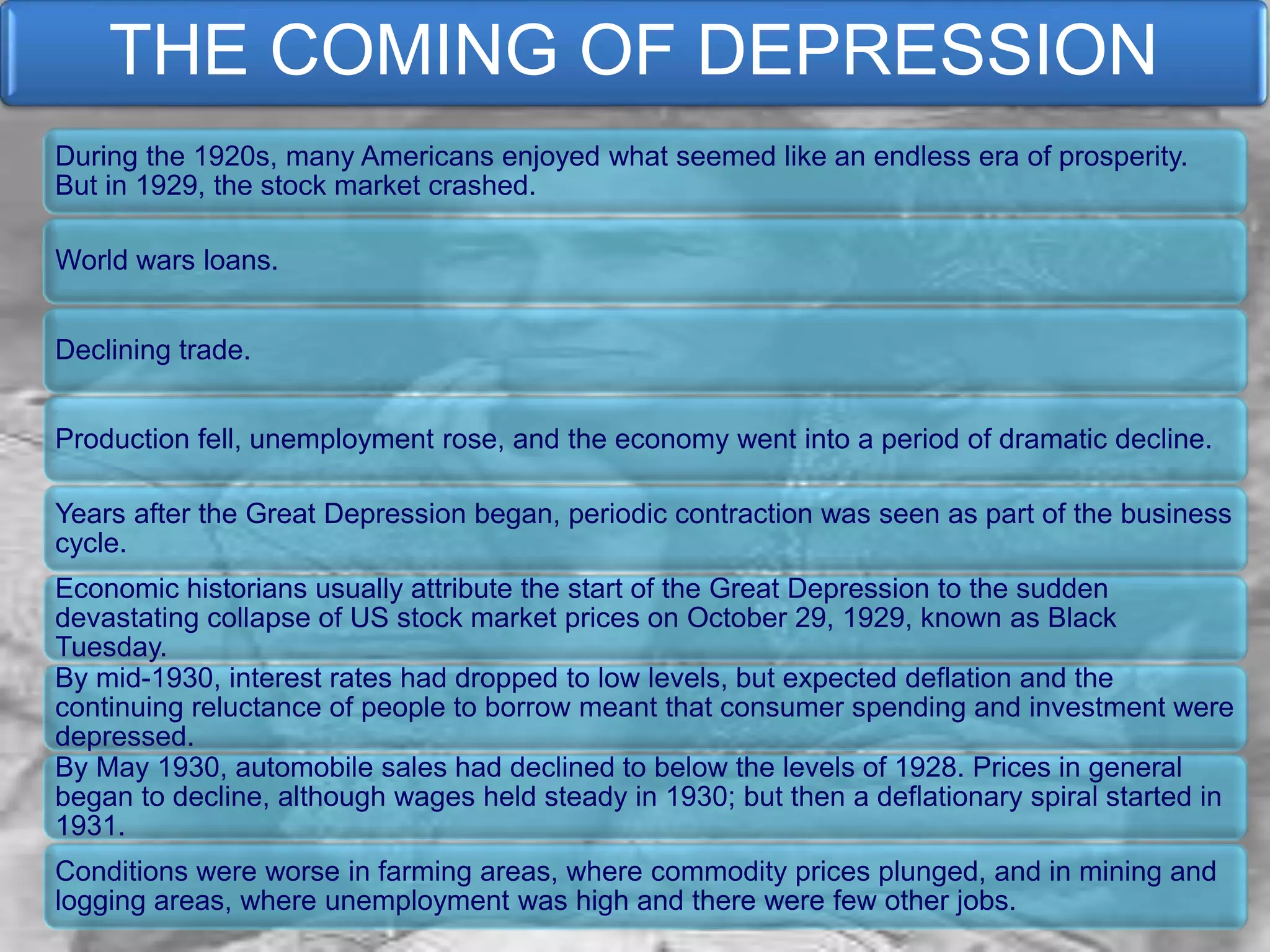 The Great Depression | PPTX