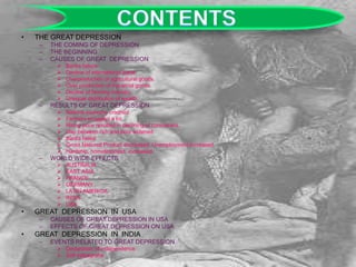 The Great Depression | PPTX