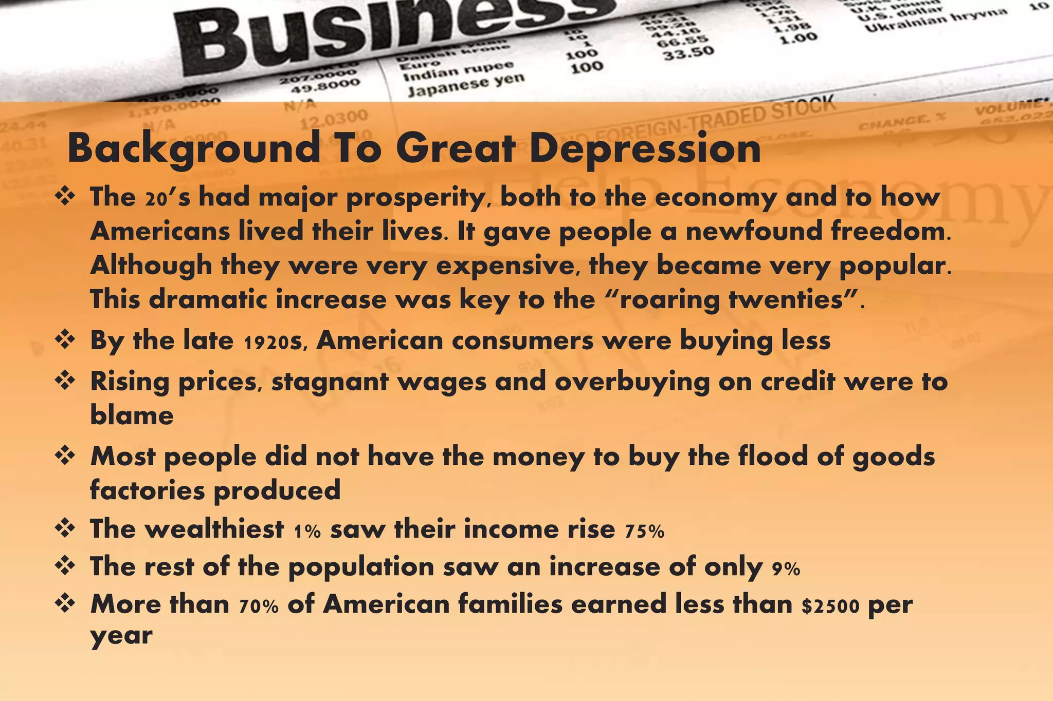 The great depression 1930s final | PPTX
