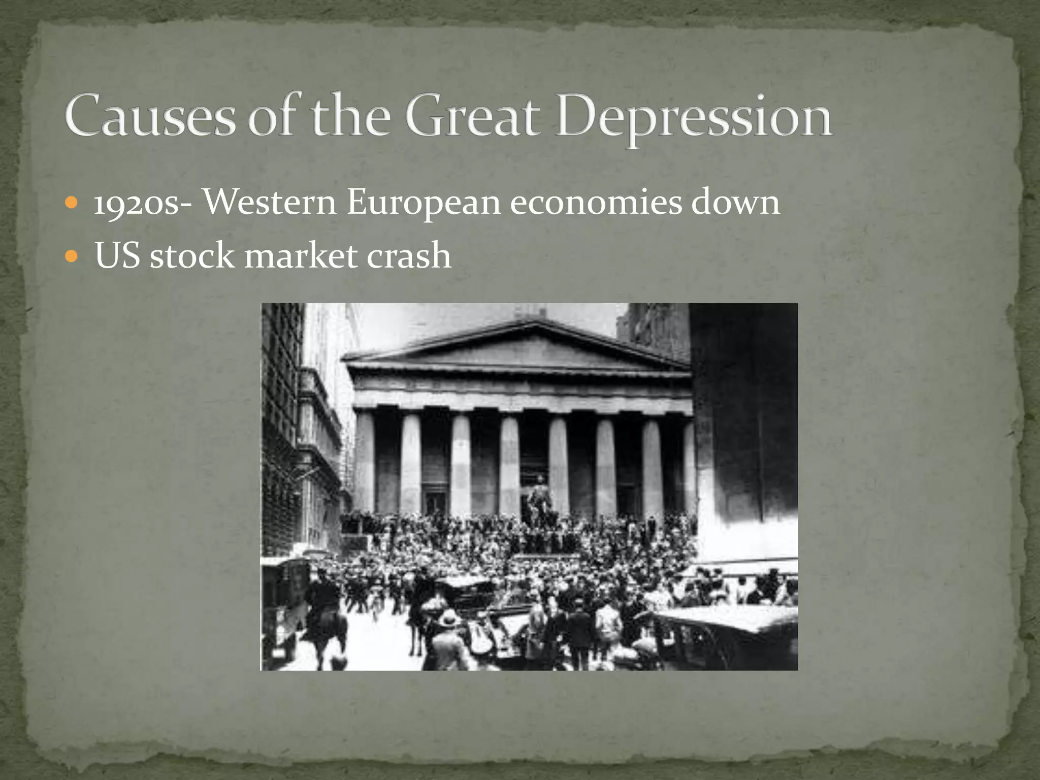 The Great Depression 2 | PPT