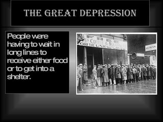 The Great Depression | PPT | Web Design and HTML | Internet