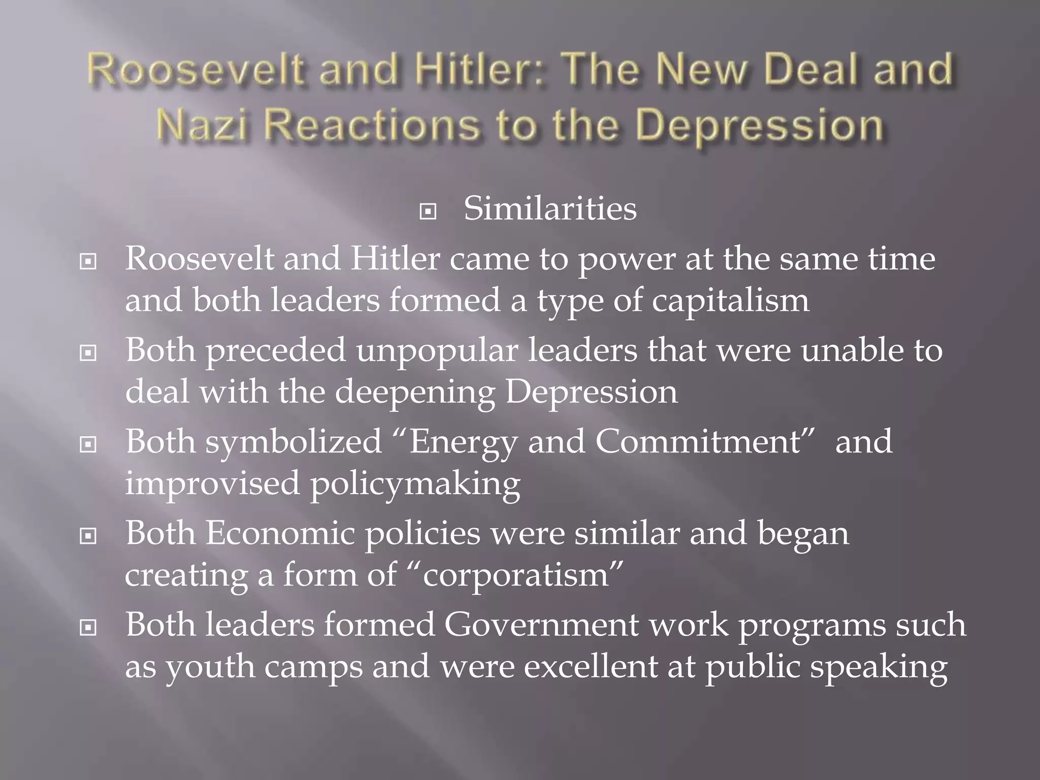 The great depression and world war ii | PPTX
