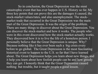 The great depression final | PPT