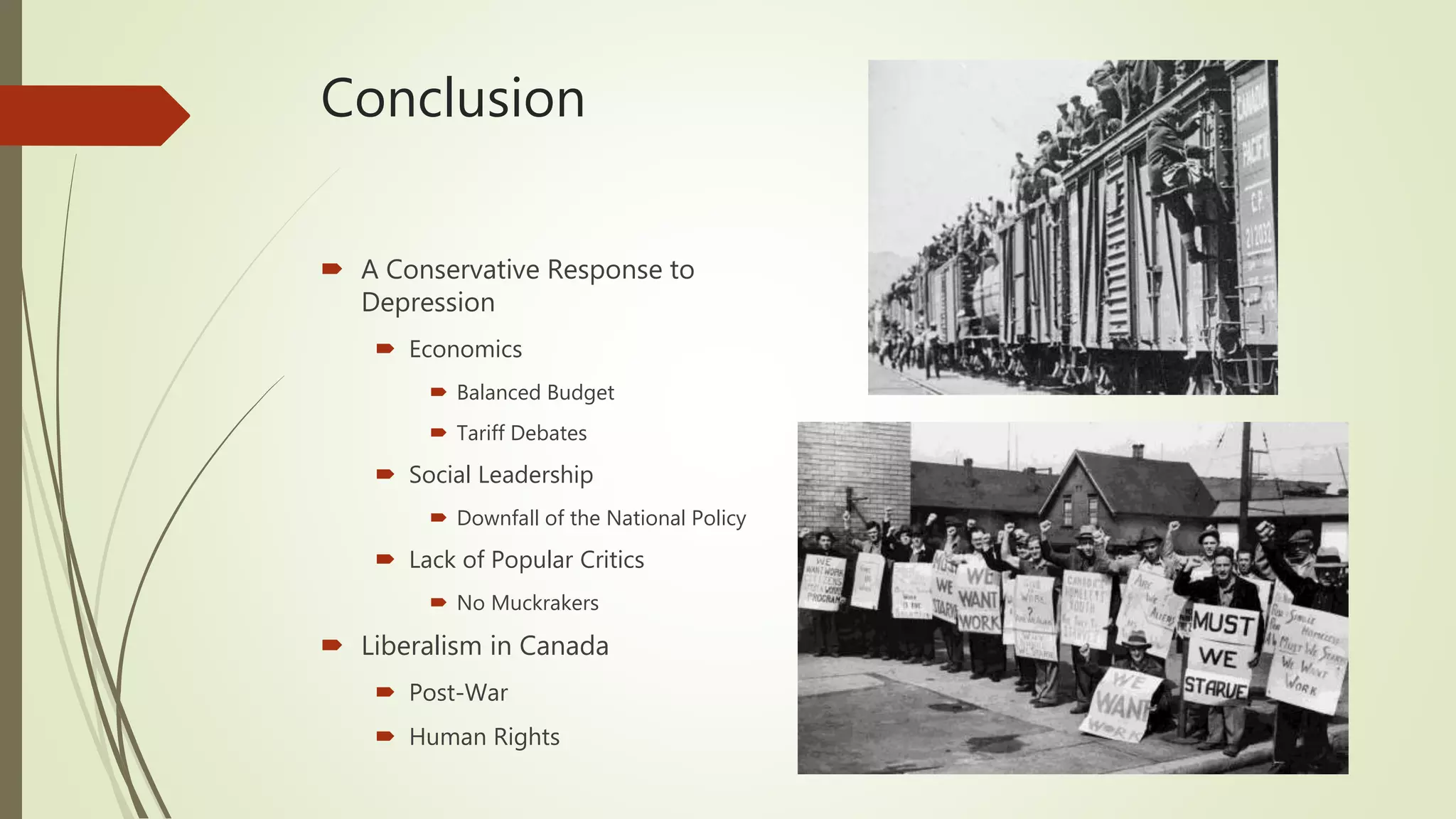 IBMA 2016 - Dr. B Payne - The Great Depression in Canada | PPT