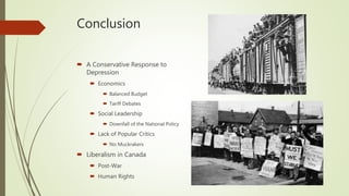 IBMA 2016 - Dr. B Payne - The Great Depression in Canada | PPTX