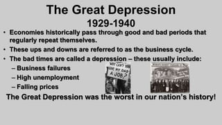Great Depression New Deal