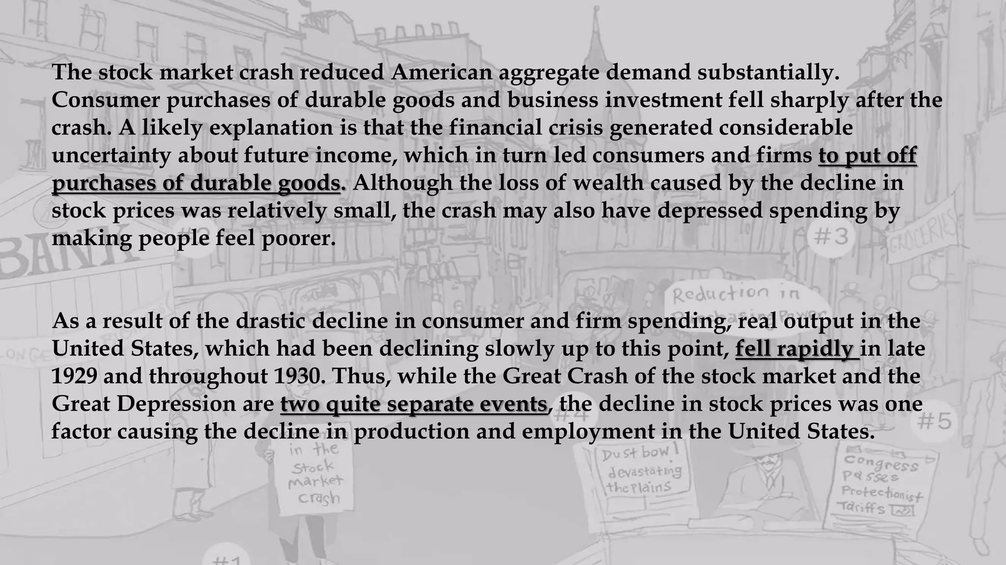 THE GREAT DEPRESSION OF 1929 | PPTX