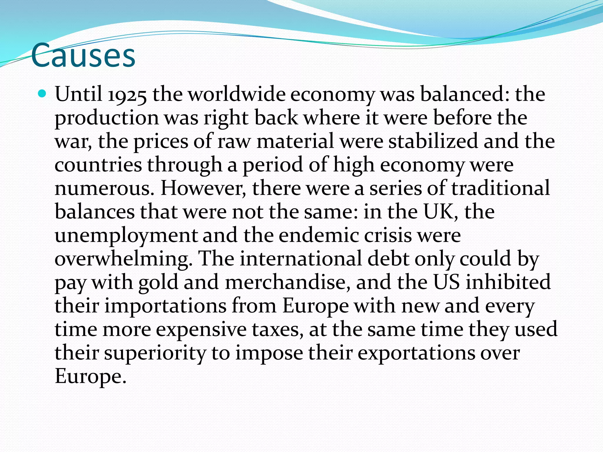 PPT - The Great Depression USA - IIA2 | PPTX