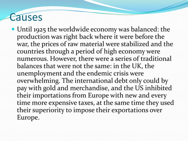 PPT - The Great Depression USA - IIA2 | PPTX