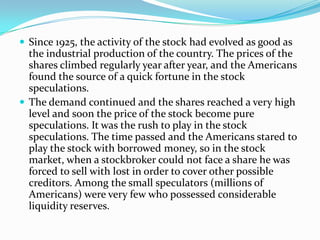 PPT - The Great Depression USA - IIA2 | PPTX