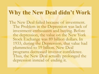The Great Depression Solution | PPT
